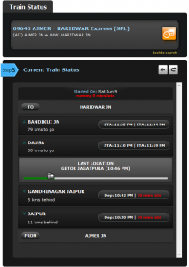 Track Real Time Location of a Train in India
